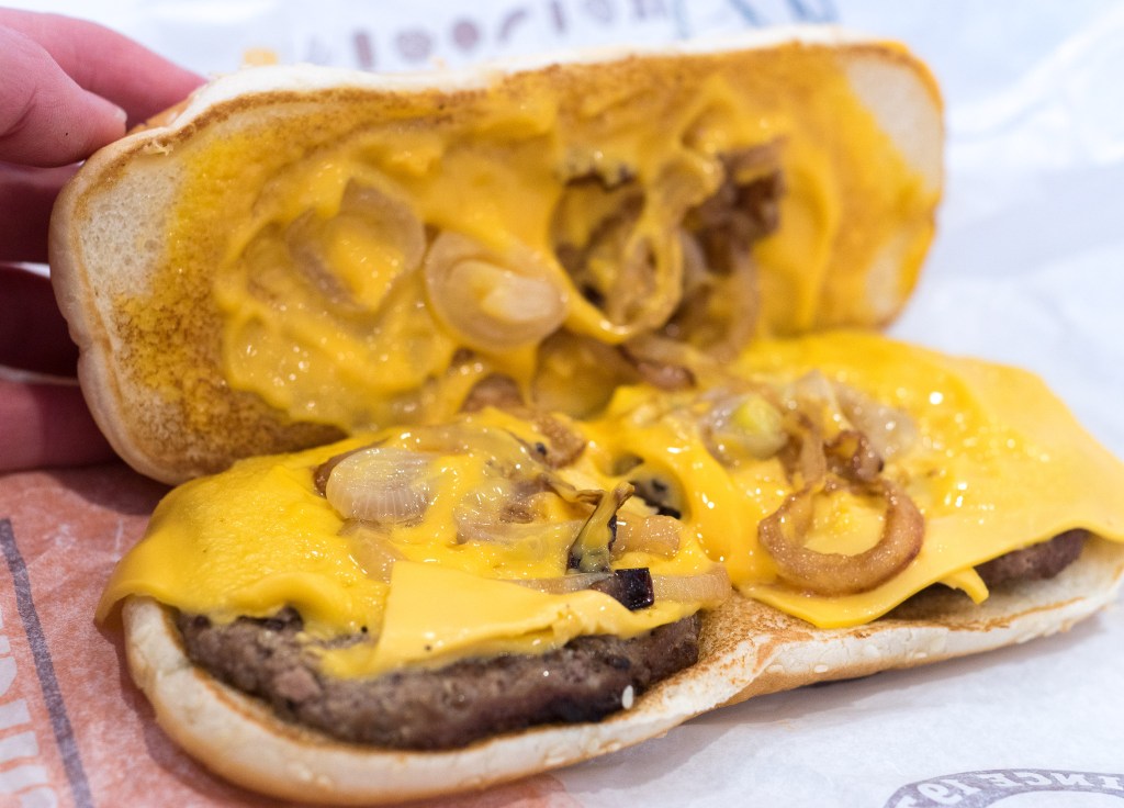 Taste-testing Burger King's new 'Extra Long Philly Cheeseburger' - On ...