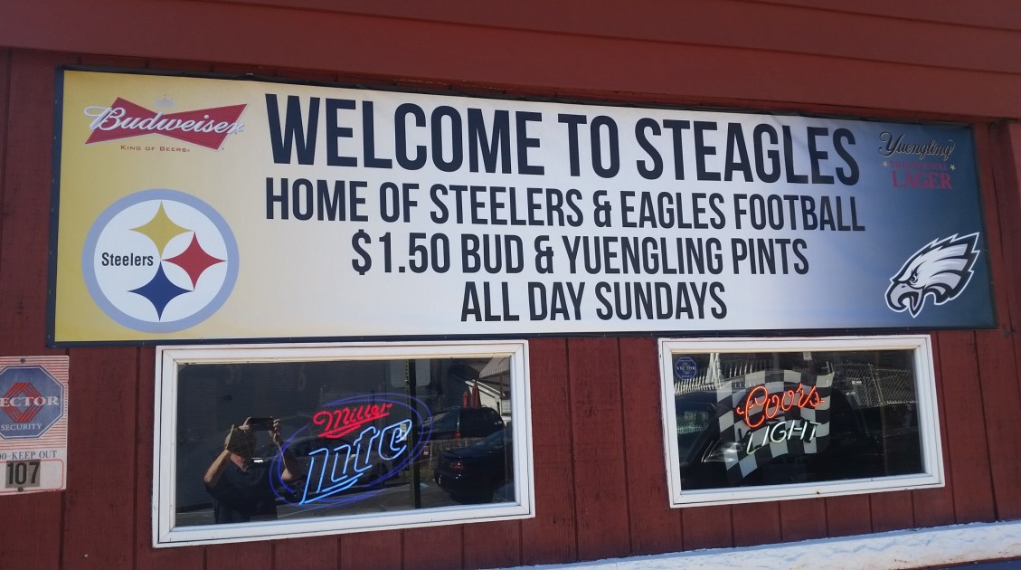 Eagles-Steelers: Welcome to Steagles, a mash-up bar - On top of Philly news