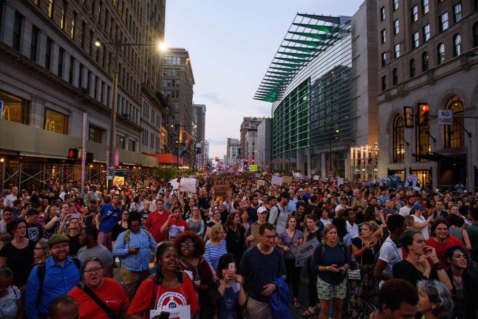 20 photos from the Philly is Charlottesville march - On top of Philly news