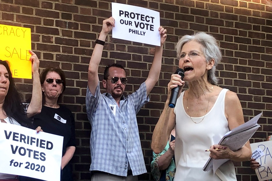 Jill Stein: Philly’s new $29M voting machines are illegal - On top of ...
