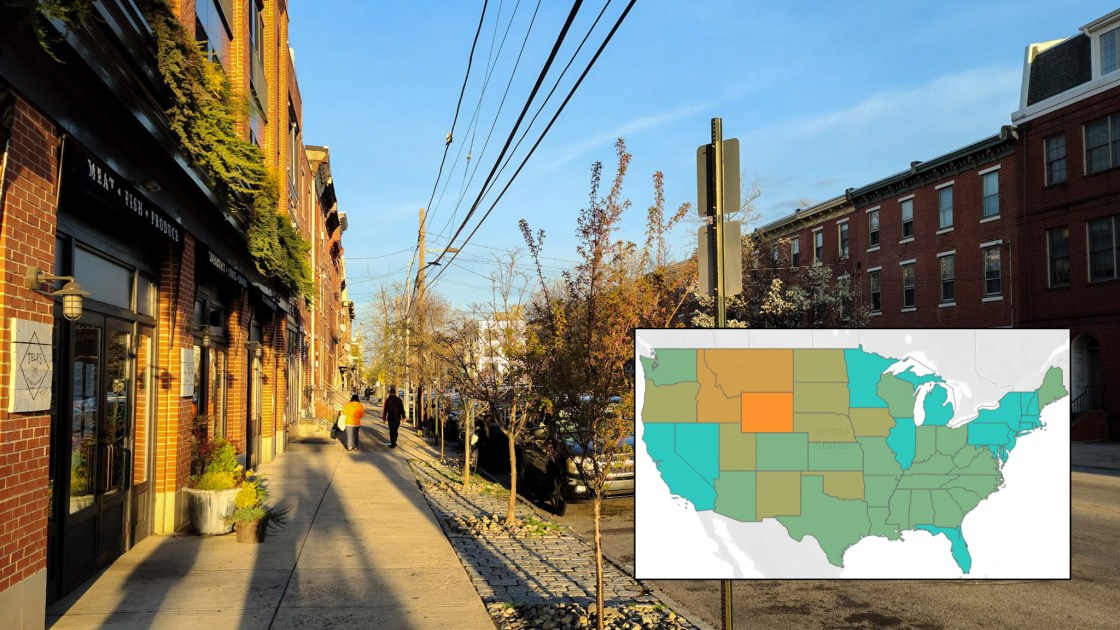 Philly social distancing map: 50% less movement, data company says - On ...
