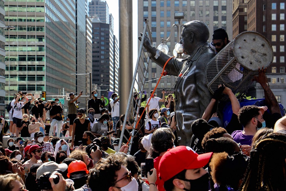 Rizzo statue: How Philadelphia protesters forced its removal - On top ...
