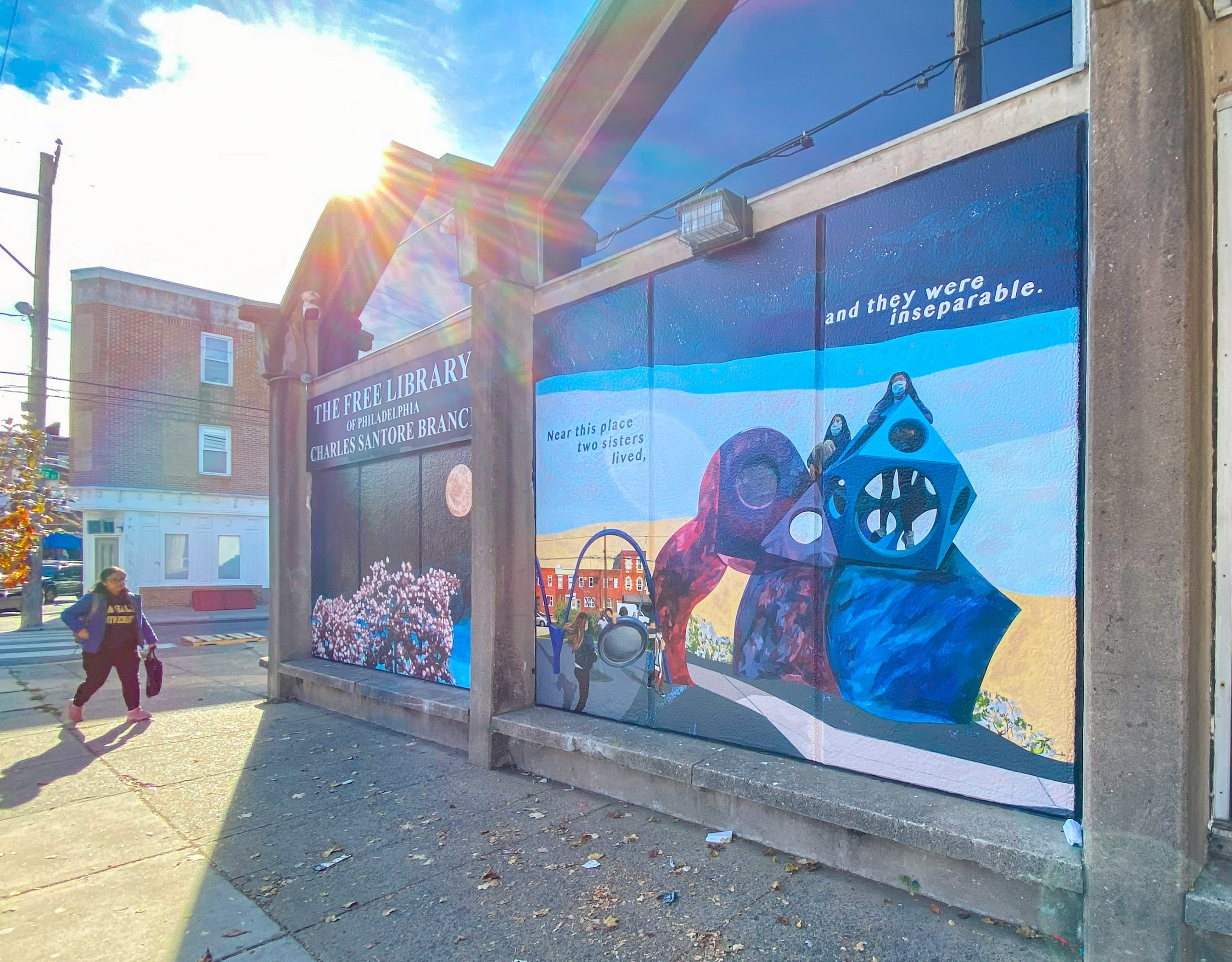 Mural Arts transforms South Philadelphia library with student-inspired ...