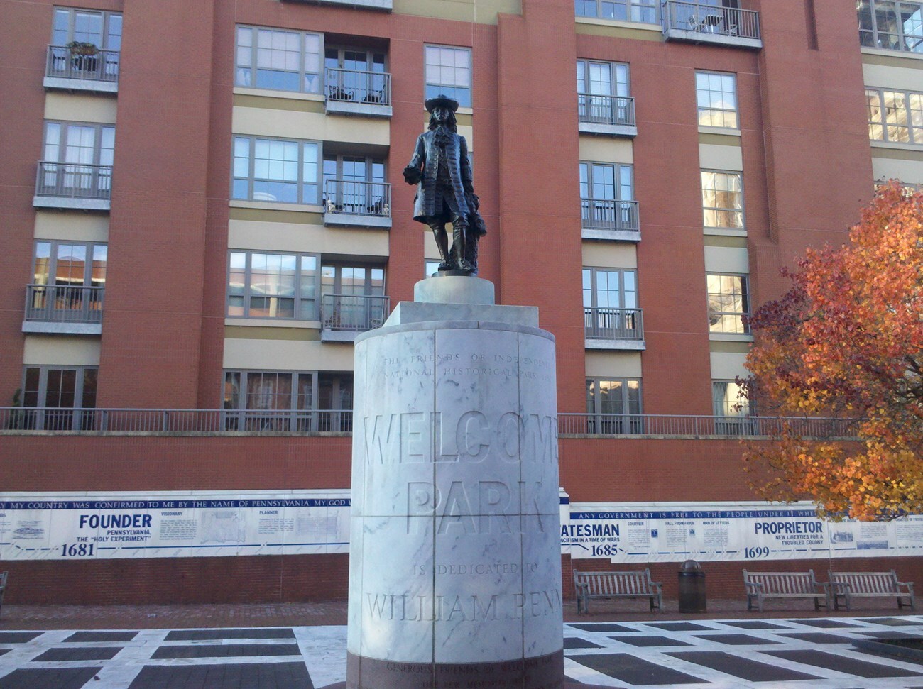 William Penn statue staying at Philly's Welcome Park after criticism