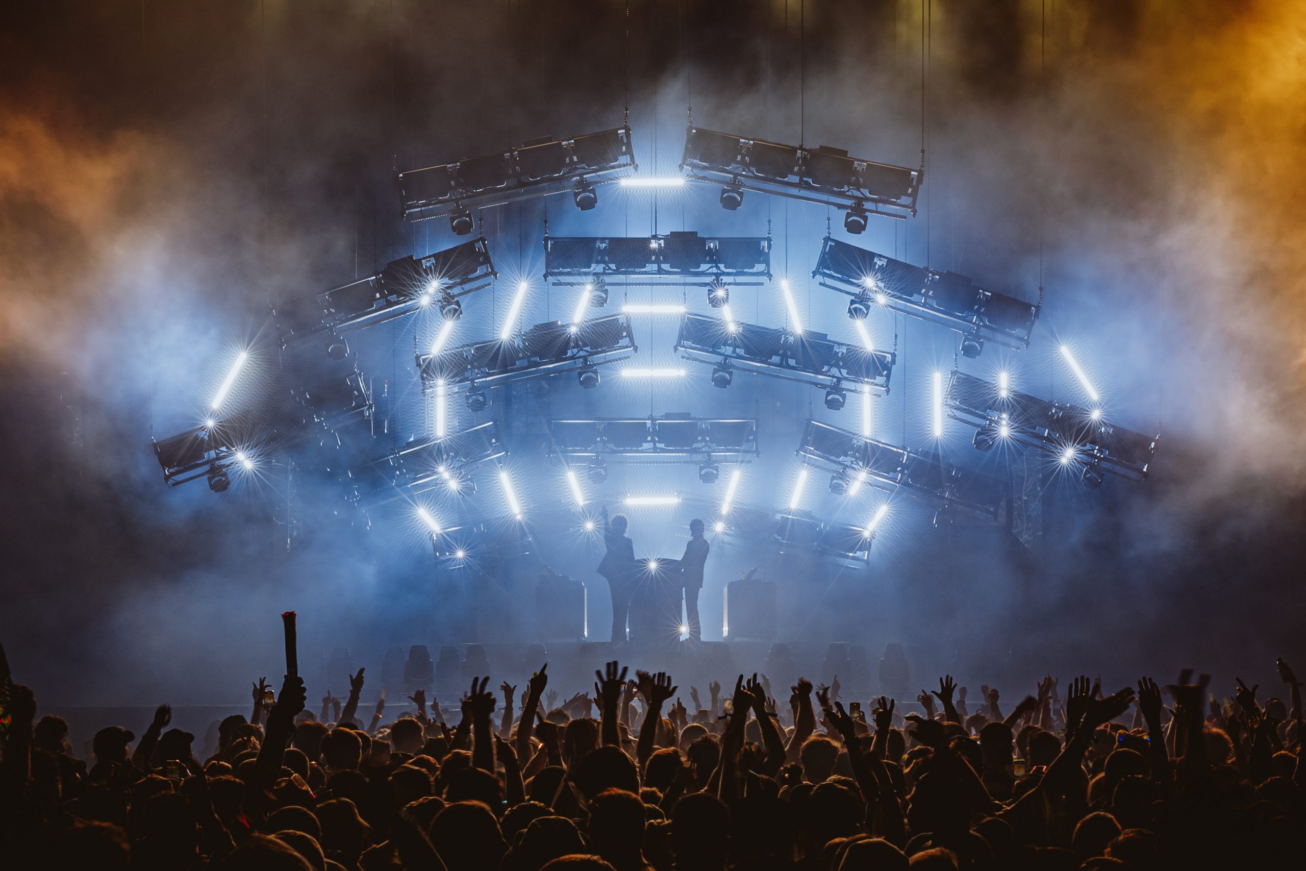 Justice returns to Philly, with new music and a festival-sized light show