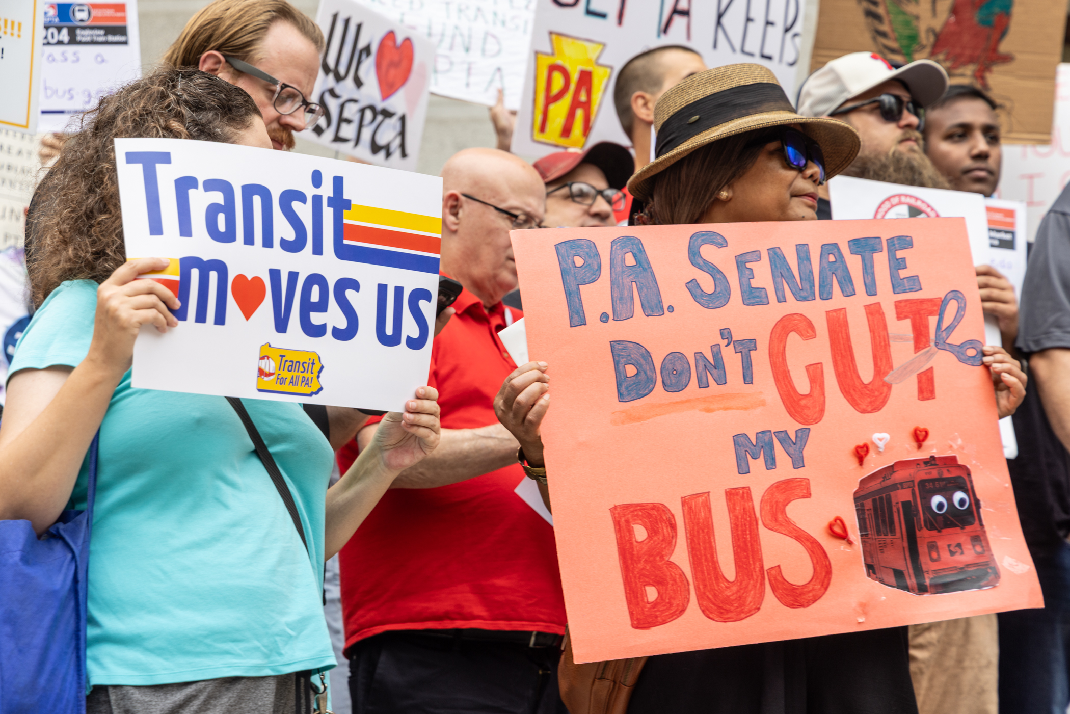 SEPTA riders, lawmakers rally in Philly for transit funding