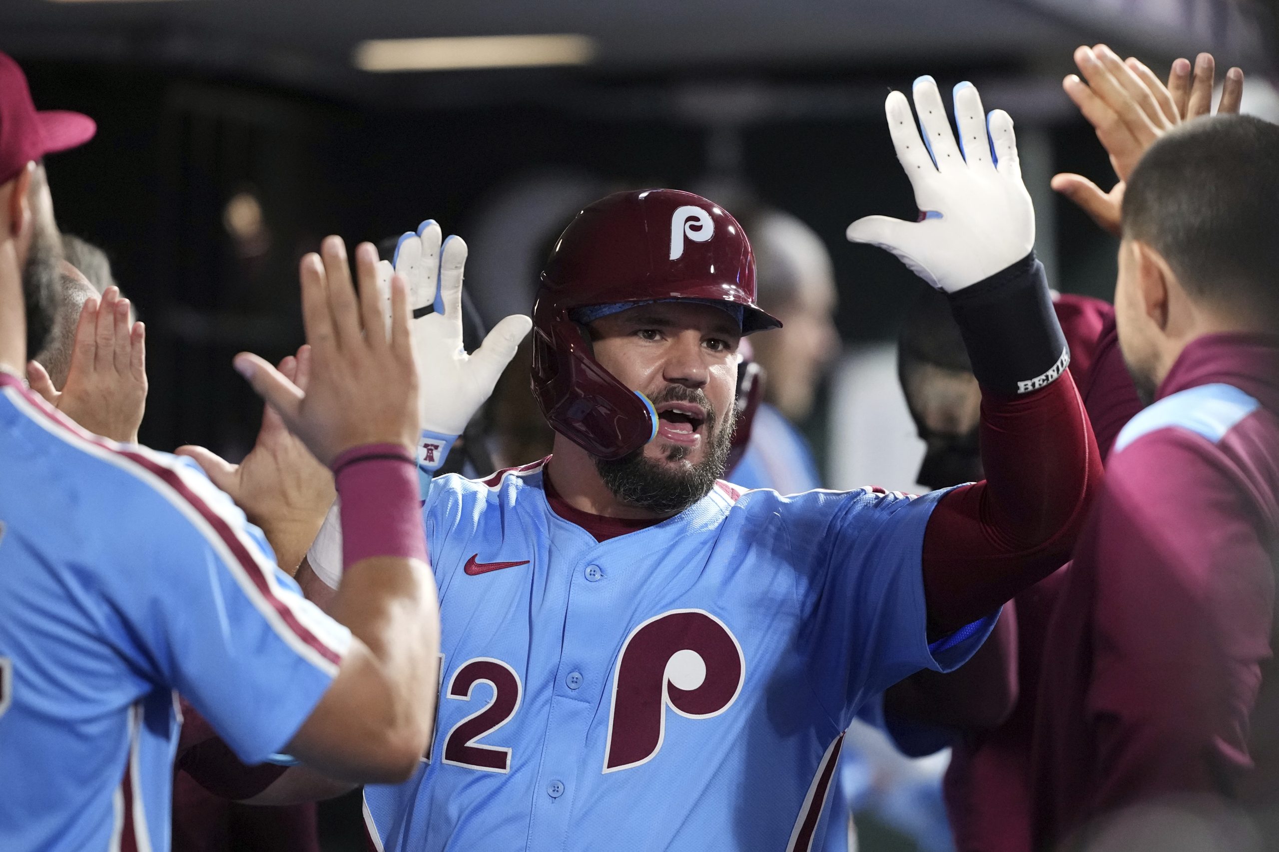 Watch all four of Kyle Schwarber's home runs in historic game
