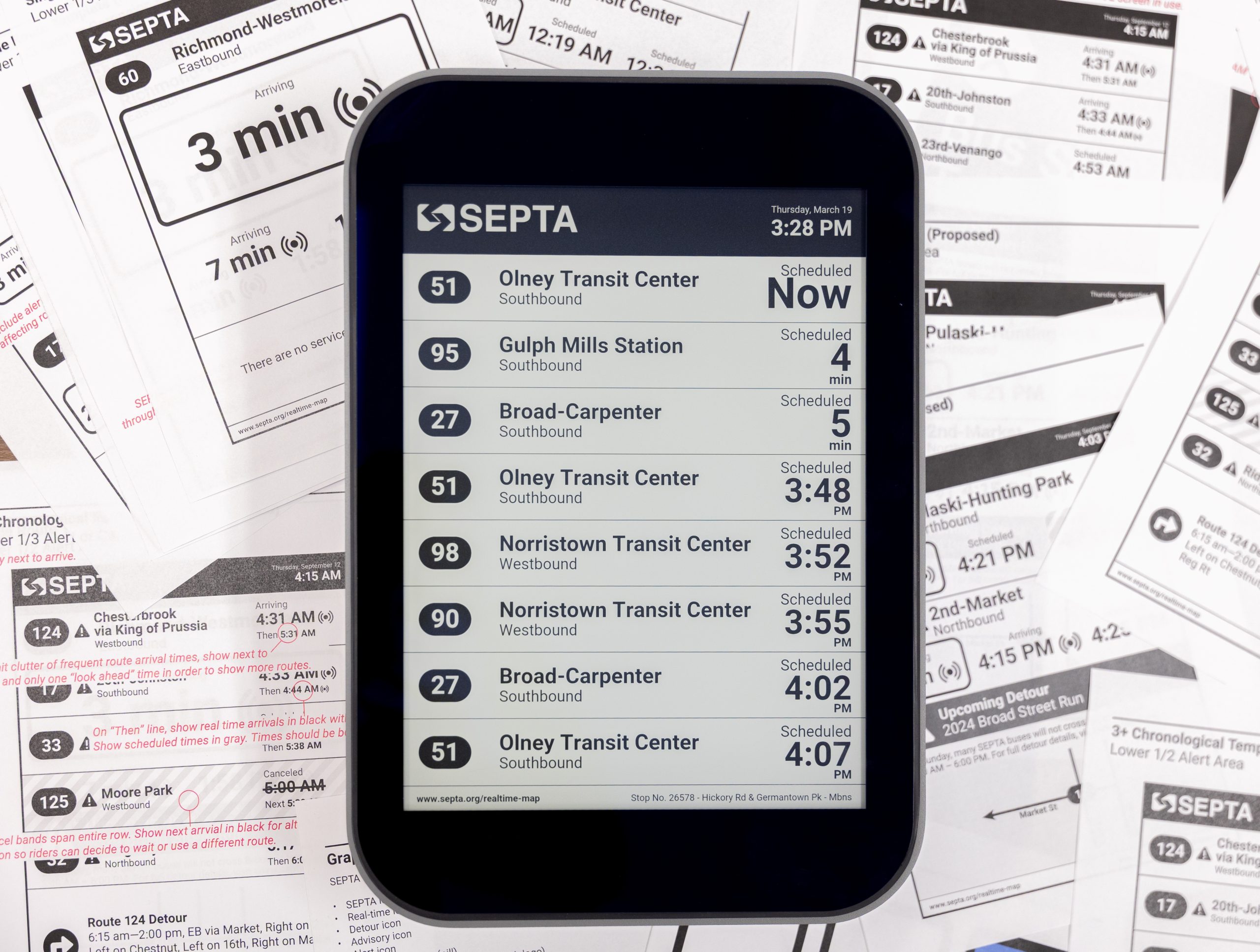 SEPTA will debut new digital arrival displays at some trolley and bus ...