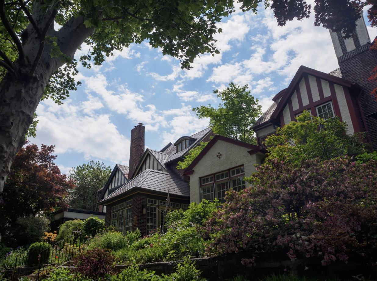 West Philly's Garden Court: Canopies, curiosities and creativity